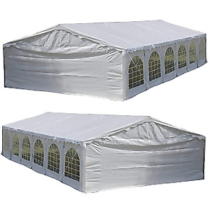 DELTA 40'x20' Budget PVC Party Tent, Tents for Parties, Large Outdoor Event Wedding Tent Canopy,Carpas para Fiestas with Waterproof Top
