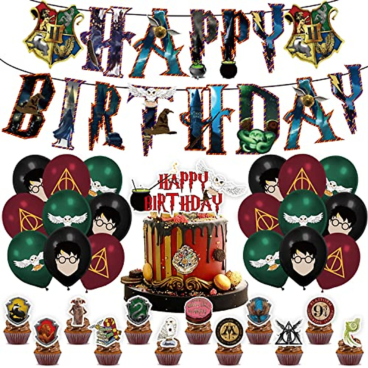 Themed Party Balloons,Festive Celebration Decorations,Birthdays Decorations for Boys, Girls, Men & Women,Unique,Fun & Vibrant Party Supplies.