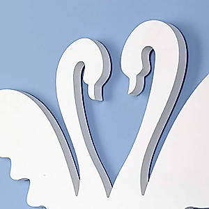 Vomivu Floating Shelves for Wall - Little Swan Shelf Which Suitable for Wall Decoration in Bedroom, Kitchen, Living Room and Bathroom