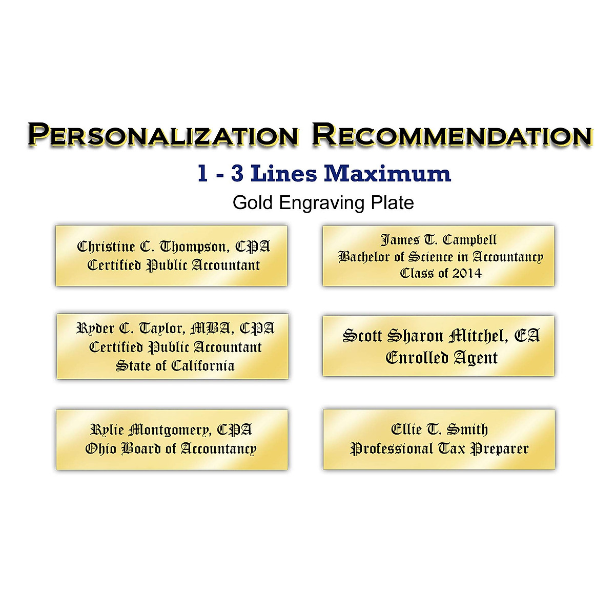 CPA License State Board Accountancy Personalized Certified Public Accountant Certificate School Document Holder Case Plaque Frame Exam Financial Planning Student Gift Graduate