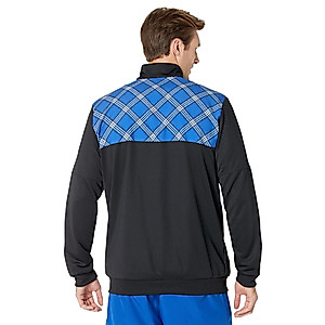 adidas Men's Standard Tiro Track Jacket, Black/Team Royal Blue, Small