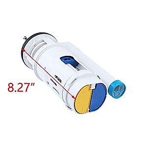 T Tulead Toilet Dual Flush Valve,Fill Valve,Push Button,Toilet Repair Kit 210mm Height, for 255-305mm Toilet Tank