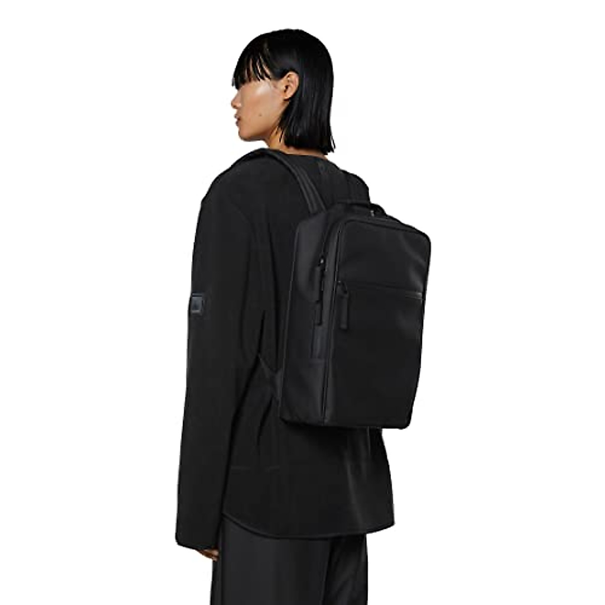 RAINS Book Backpack - Black