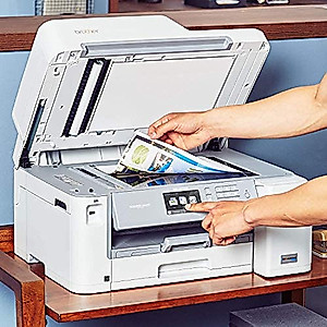 Brother Inkjet Printer, MFC-J5845DW, INKvestment Color Inkjet All-in-One Printer with Wireless, Duplex Printing and Up to 1-Year of Ink in-Box, Amazon Dash Replenishment Enabled (Renewed)