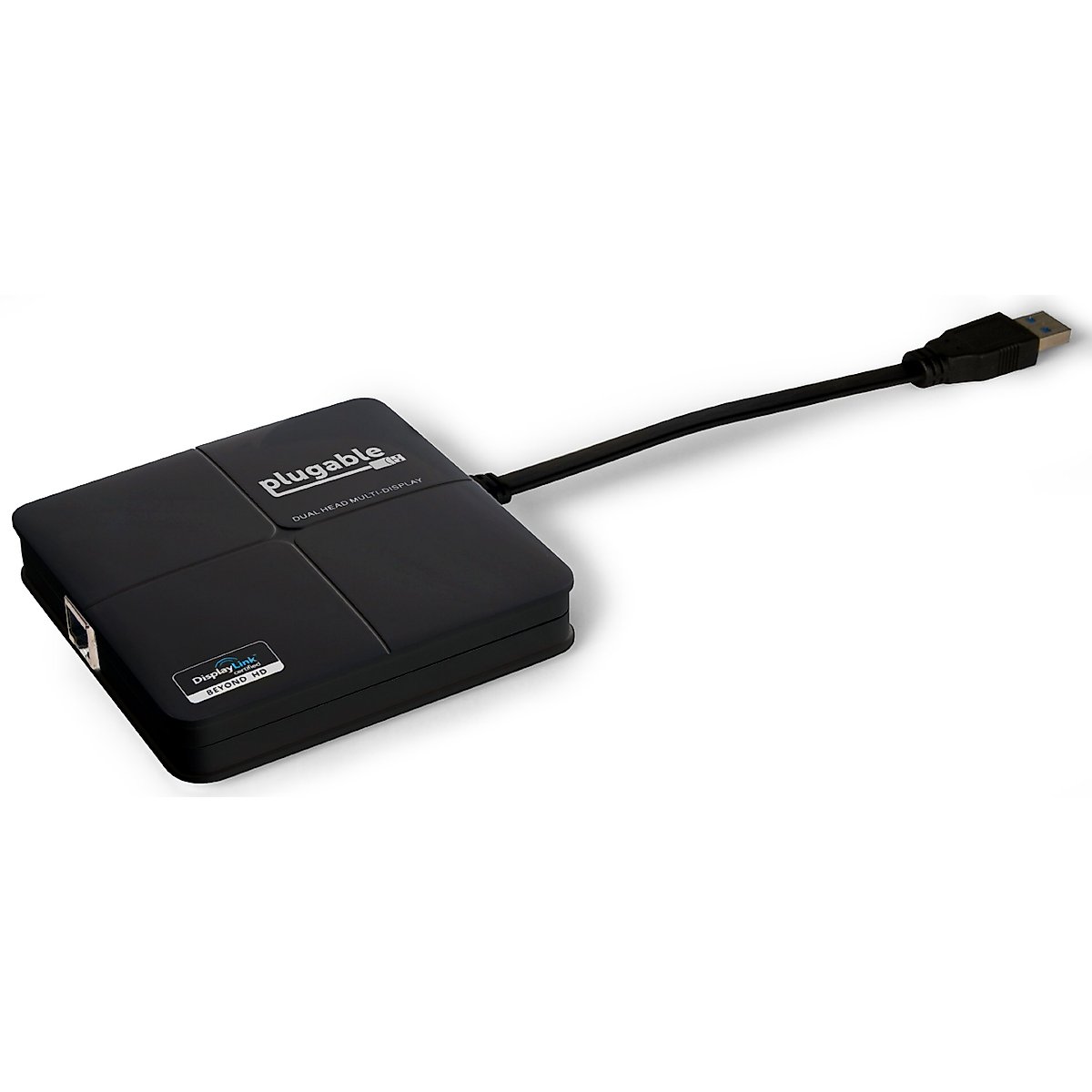 Plugable USB 3.0 Universal Mini Laptop Docking Station for Windows and Mac (Dual Video HDMI and DVI/VGA, Gigabit Ethernet)