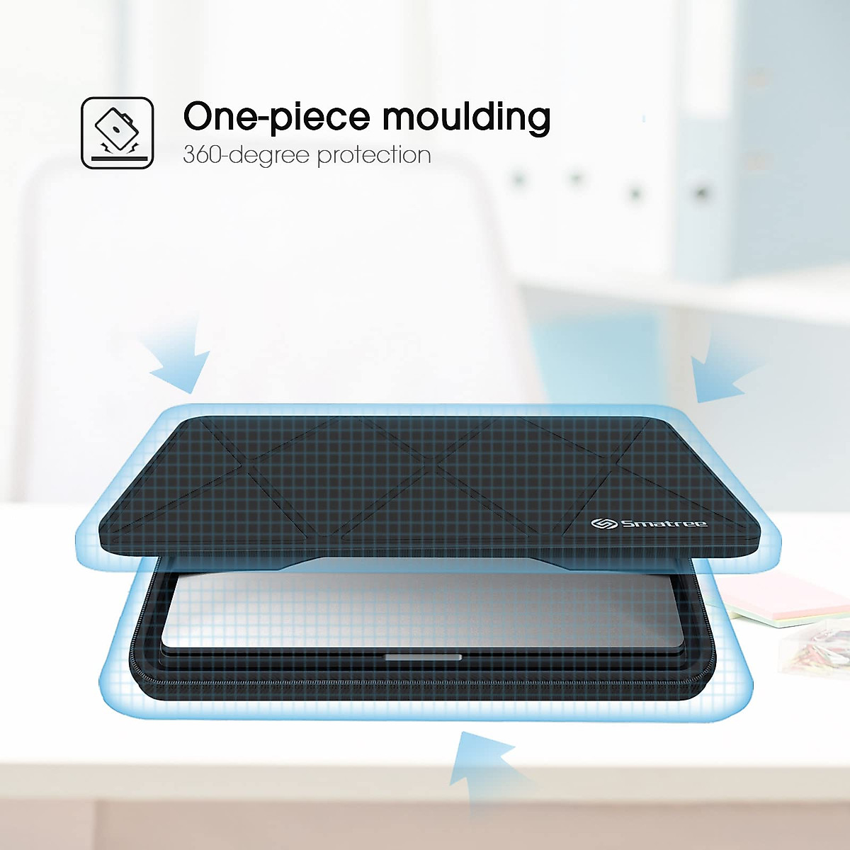 Smatree 18 inch ASUS Gaming Laptop Hard Sleeve for ASUS ROG Strix Scar 18 2025 G835/2024/2023 G834, for ASUS ROG Strix G18 2025/2024/2023 G814, Protective Carrying Case for ASUS ROG Strix 18