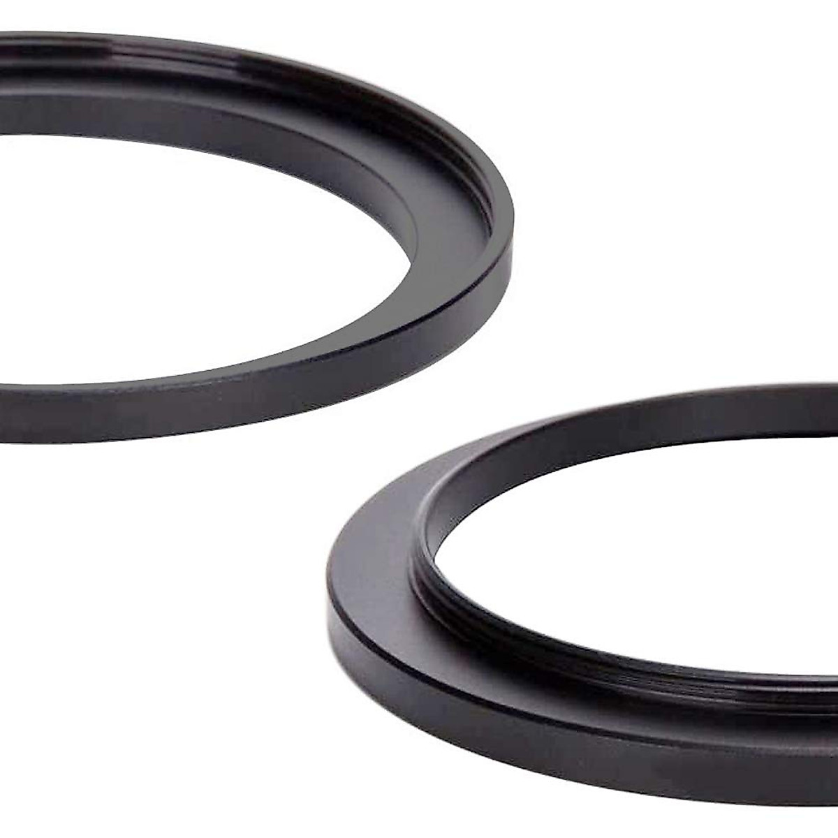 72mm-77mm Step Up Ring(72mm Lens to 77mm Filter, Hood,Lens Converter and Other Accessories) (2 Packs), Fire Rock 72-77 Aerometal Camera Lens Filter Adapter Ring…