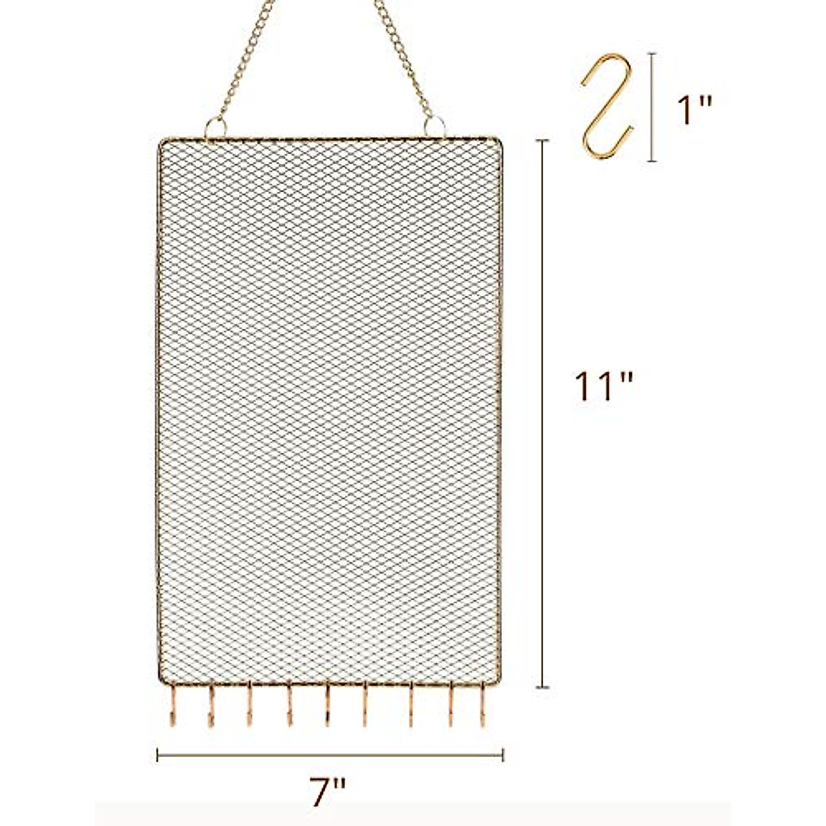 Heesch 2pack Earring Wall Holder Hanging Earring Organizer Wall Mounted Jewelry Organizer Stud Holder Diamond Grid with Hooks for Necklaces Bracelets (Small Grid)