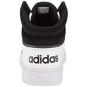 adidas Adult Hoops 3.0 Mid Core Black/Core Black/White 11