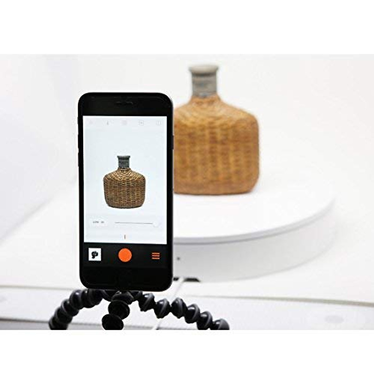 Foldio3 + 360 Studio Set (Photo lightbox Studio with 360 Photography Turntable Set / 25inch Photo Light Box / 10inch Bluetooth 360 Turntable Included | ORANGEMONKIE)