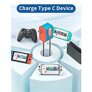 Switch Charger AC Adapter Power Cord Portable Power Supply Accessories for Nintendo Switch: Switch Lite Switch OLED Fast Charger Support Nintendo Switch TV Dock Mode AC 15V 2.6A