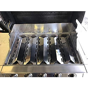 Grill Replacement Parts for Charmglow 720-0234 720-0289, Nexgrill 720-0033 720-0234 720-0289, Kirkland 720-0025 Gas Grills, Heat Plate Flame Tamer, Burner Tube Replacement for Charmglow 5 Burner Grill