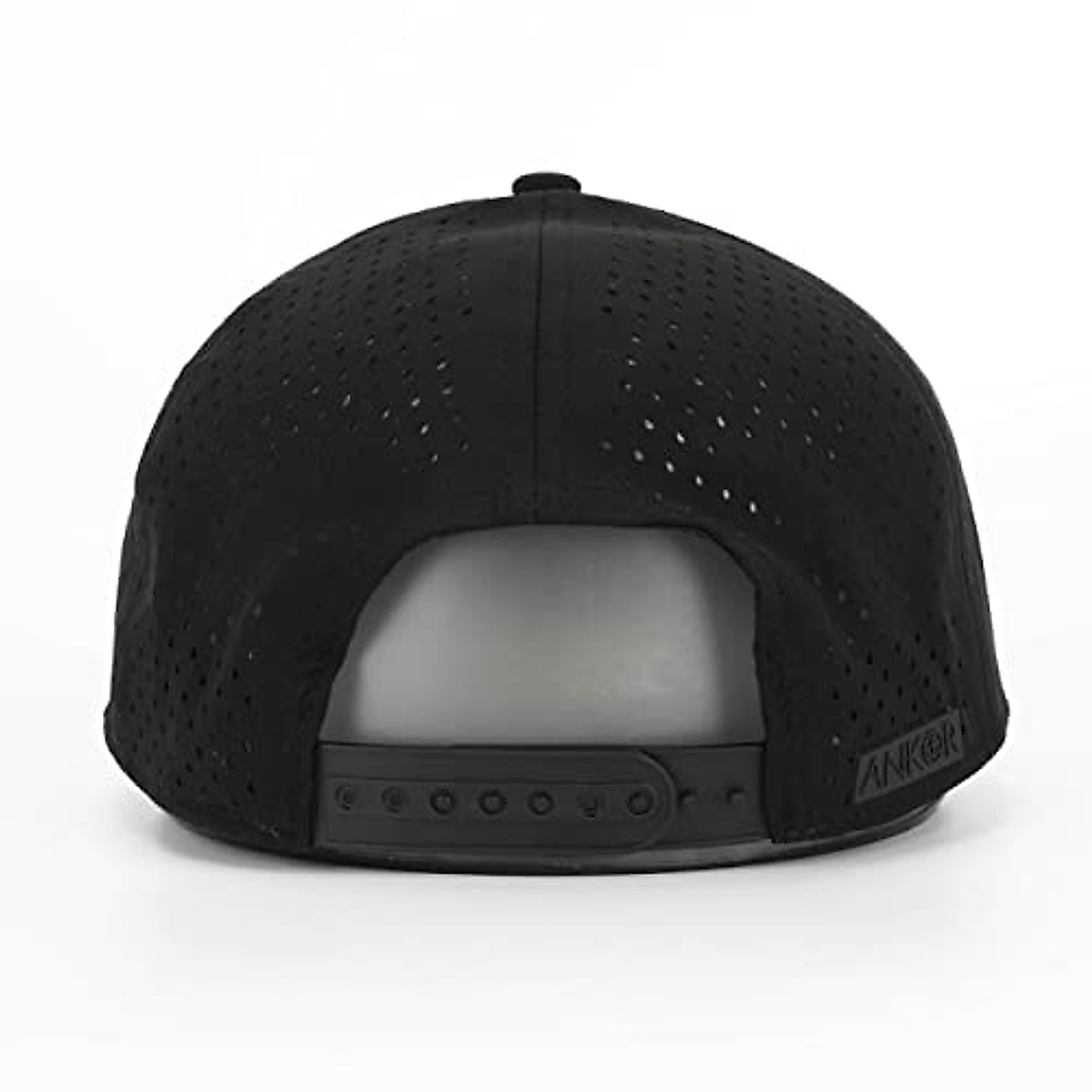ANKOR Ultra Performance Baseball Hat | Water & Sweat Resistant | Breathable | Golf | Boat | Beach | Lake | Workout | Fishing |Everyday | Minimalist | Men and Women (Black)