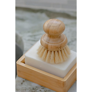 NO TOX LIFE Vegan Dish Block, 6 oz – A Solid Dish Soap for Effective Cleaning of Dishes, Pots and Pans – Ultra-Concentrated Biodegradable Formula – Fragrance and Dye Free – 2 Pack