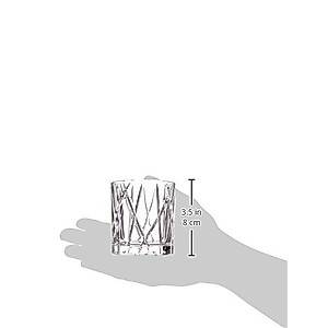 Orrefors City 8 Ounce Old Fashioned Glass, Set of 4