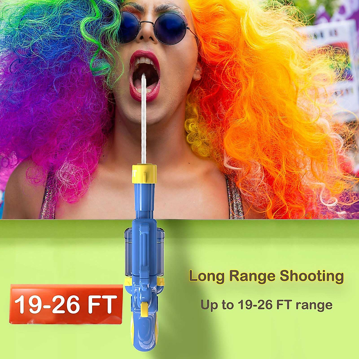 OUYOOLE Shot Glass Adult Beverage Shooter, Shotgun Beer Gun, Beer Shotgun for White Elephant Bachelor Party(Green)