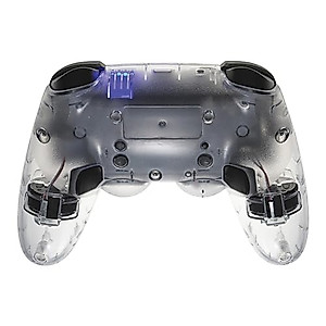 Mad Catz C.A.T. 9 Bluetooth 5.0 Wireless USB-C Wired Game Controller Clear 8-Color RGB Illumination Dual Vibration 6-Axis Motion Sensor - PC/iPhone/Android/Switch