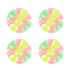STOBOK 4pcs Fun Suction Cup Ball Colorful Ball Toys Novelty Toys for Kids Boys Girls Birthday Party Favors