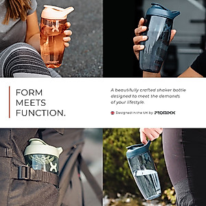 Promixx Original Shaker Bottle (MiiXR Edition) - Battery-powered for Smooth Protein Shakes - BPA Free, Original Mixr (Black) & (Graphite Grey Classic Shaker)