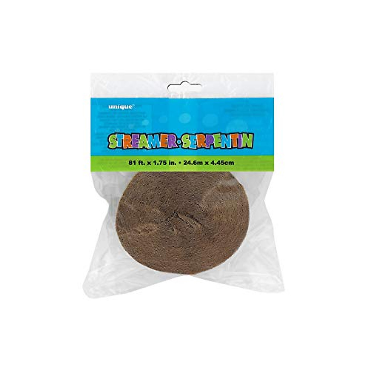 Unique Industries Crepe Paper Streamer, 81', Gold