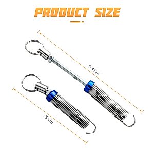 Car Trunk Lid Metal Spring, 2pcs Adjustable Auto Car Trunk Boot Lid, Automatic Lifting Spring Device, Stainless Steel Universal Lifter Accessory Open Tool for Remote-Controlled Auto Lid