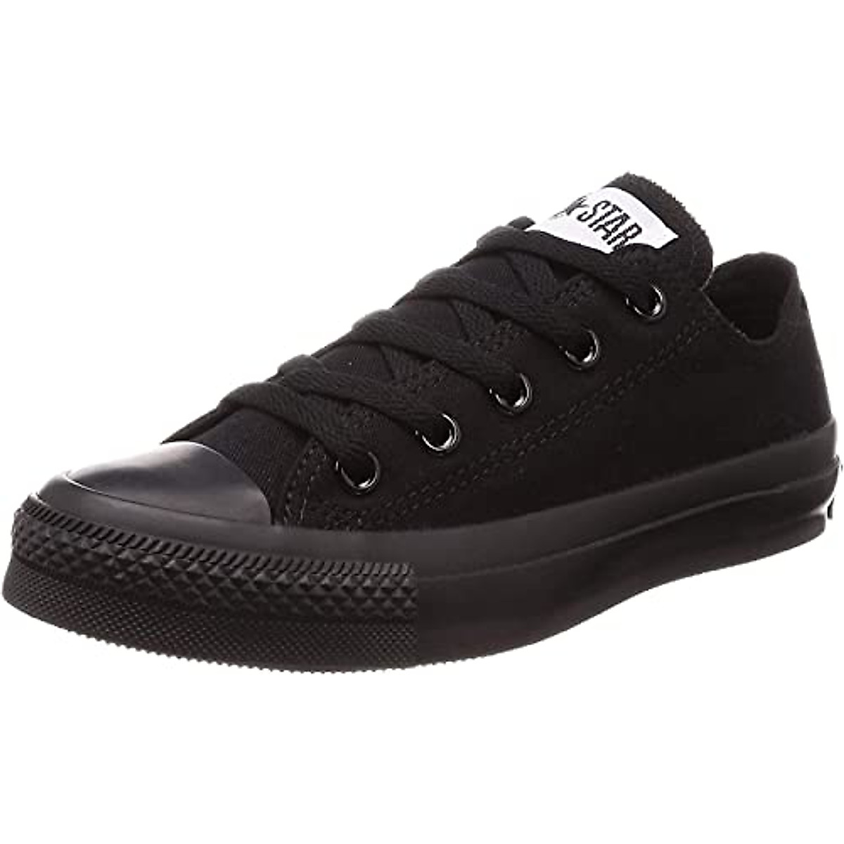 Converse Unisex Chuck Taylor All Star Low Top Black/Black Sneakers - 7 B(M) US Women / 5 D(M) US Men
