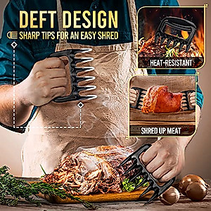 Meat Claws Cooking Gifts for Men - Shredder Claws Smoker Grill Accessories, Kitchen Cooker Women Men Gifts Smoke Set, Smoking Food Turkey Chicken Pork Barbecue Shredder Paw
