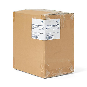 Medline Drawstring Endoscope Isolation Totes, Absorbent Pad, Resistant Protection, Blue, Case of 25 Each