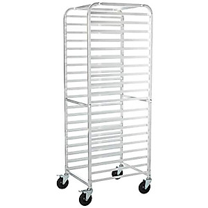 Winco 20-Tier Welded Aluminum Sheet Pan Rack, Medium