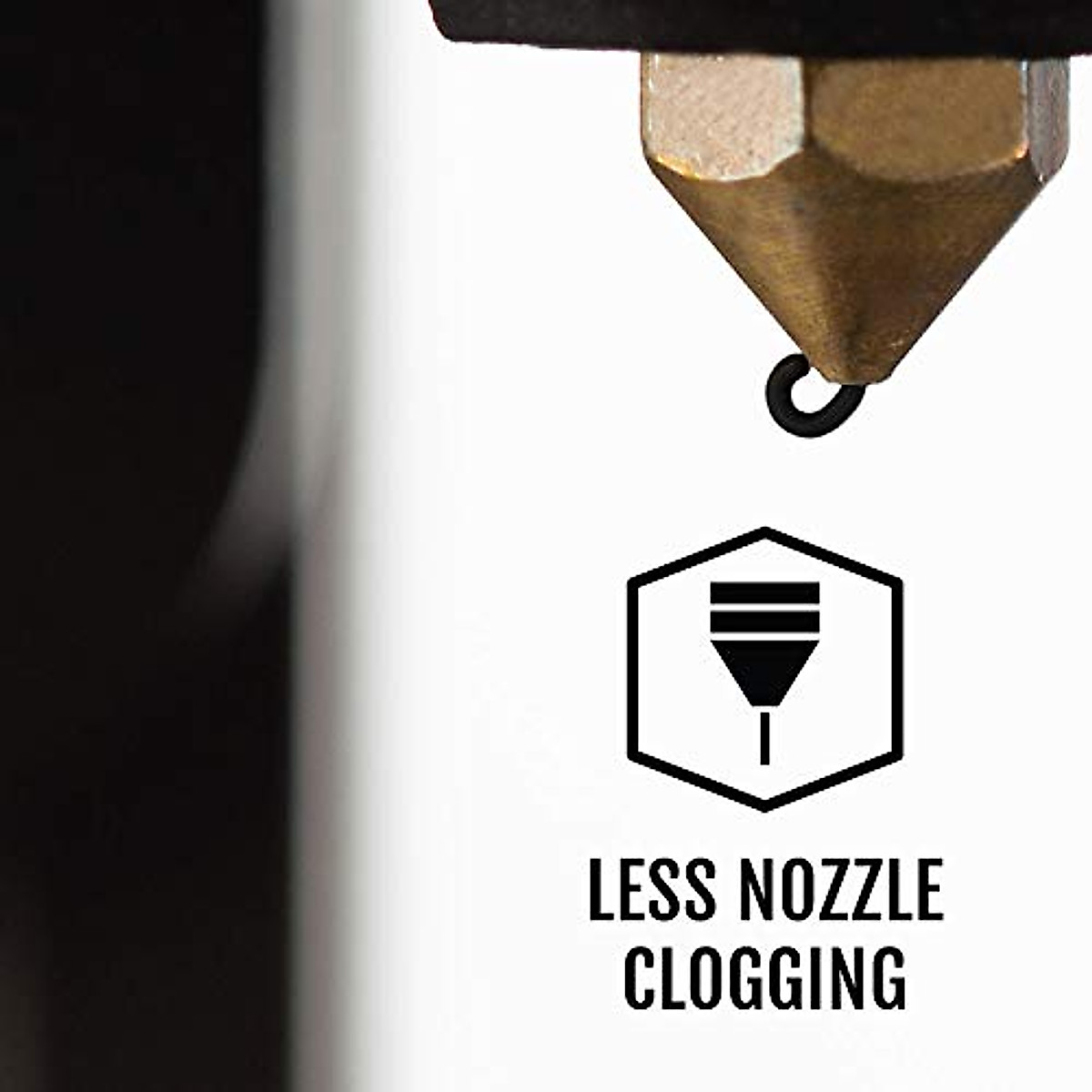 HATCHBOX ABS 3D Printer Filament, Dimensional Accuracy +/- 0.05 mm, 1 kg Spool, 3.00 mm, Black