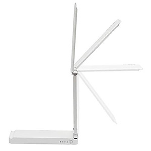 Eye-Caring Portable Folding Desk Lamp with USB Charging 4000mAh Eye Protection 5-speed Touch Dimming Table Lamp for Study and Work Office lamp (Color : White)