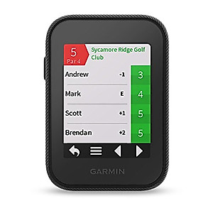 Garmin Approach G30, Handheld Golf GPS with 2.3-inch Color Touchscreen Display, Black