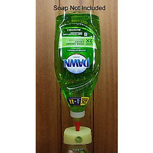 Transfer Cap For Your Lysol No Touch Auto Soap Dispenser - Refill With Your Own Hand or Dish Soap (soap not included)