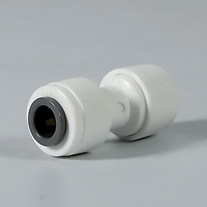 Sandmonk 1/4" RO Tubing Straight Push to Connect RO Fittings Plastic Quick Connector fittings for Reverse Osmosis System