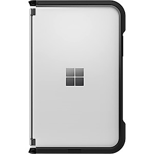 OtterBox RIVETER Series Case for Surface Duo 2- Black Crystal (Clear/Black)