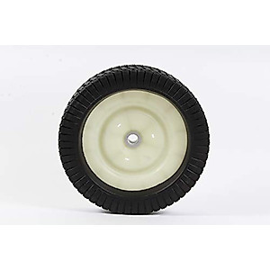 Agri-Fab 44985 Lawn Tractor Lawn Sweeper Attachment Wheel Assembly Genuine Original Equipment Manufacturer (OEM) Part White