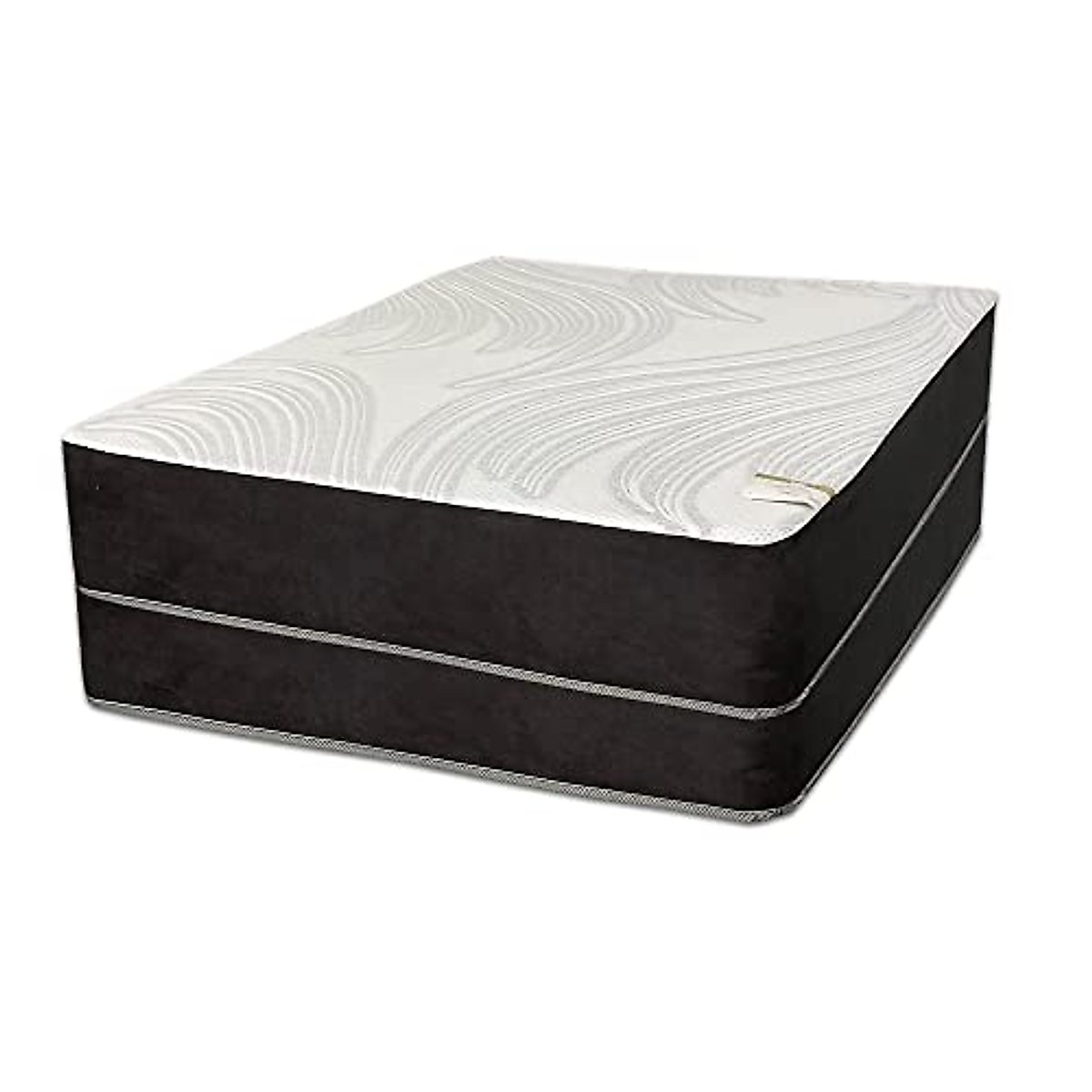 Mattress Solution 10" Plush Memory Foam Mattress with 8-Inch Box Spring, Gel Bed Mattresses for Ultimate Comfort, Help Maintain Sleeping Position and Posture, Complete Support at Every Side, Full XL