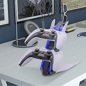ECHZOVE PS5 Controller Charging Dock, Playstation 5 Controller Charging Station, PS5 Controller Accessories