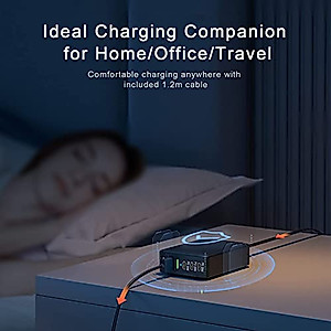 Multi USB Charger Station, 96W GaN Compact 6 Port USB C Fast Charging Station, Portable USB C Wall Charger Adapter 3 USB C + 3 QC USB A for All iPad iPhone 14 13 12 11 Pro Max Pixel Samsung and More