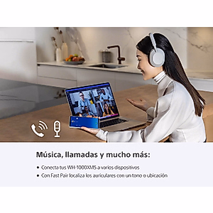 Sony WH-1000XM5 Noise Canceling Wireless Headphones - 30hr Battery Life - Over-Ear Style - Optimized for Alexa and Google Assistant - Built-in mic for Calls - Black