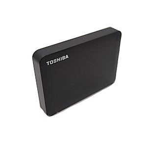 Toshiba Canvio Connect II 2TB Portable Hard Drive, Black(HDTC820XK3C1)