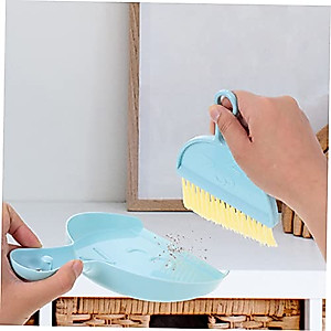 balacoo 9 Sets Hamster Cleaning Broom pan and Brush Chinchilla cage Cleaner Tabletop Brush Laptop Cleaning Brush car Cleaning Accessories pet cage Broom Brush Mini pet Bed Small Child pp