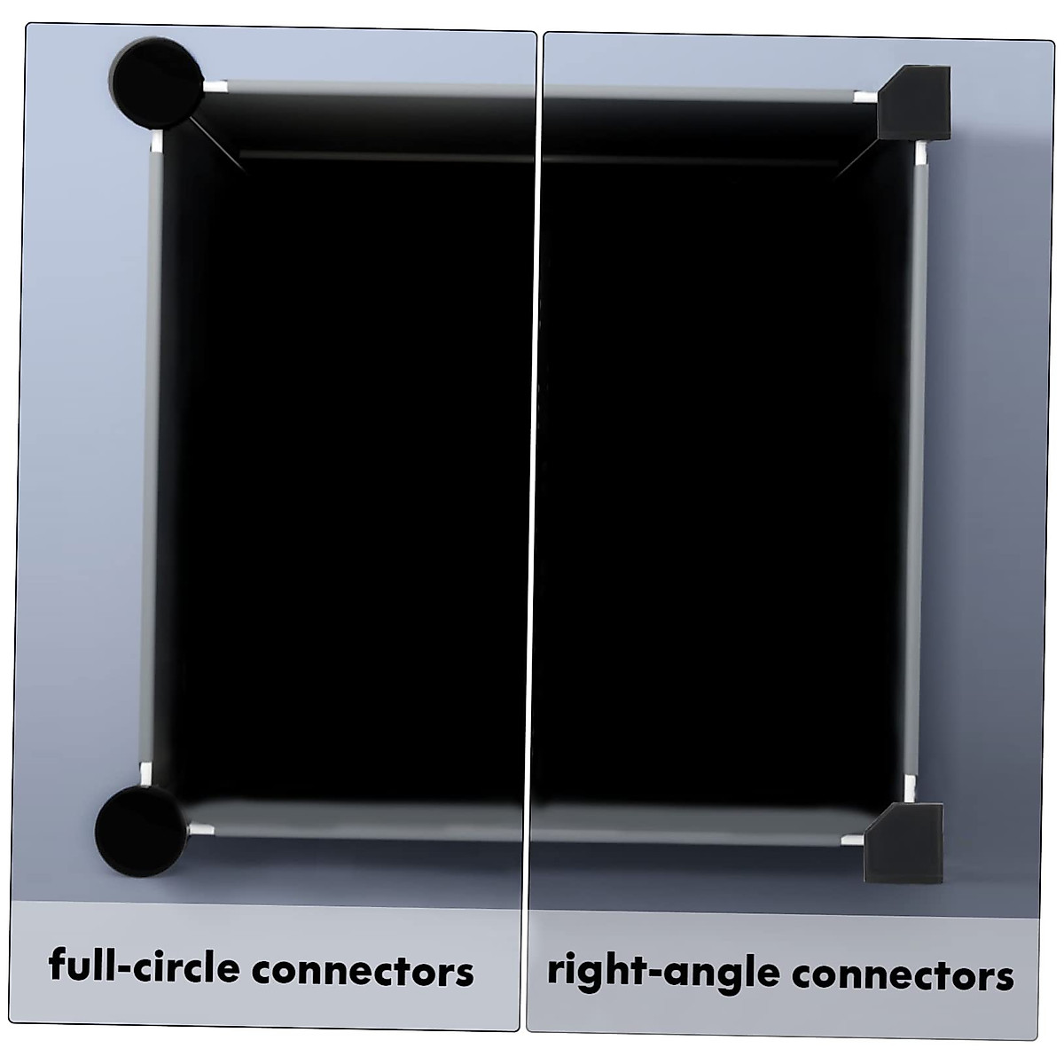 OSALADI Wire Grid Cube Connectors Wire Connector Organizer 8 Cube Storage Organizer 30 Pcs Universal Combination Cabinet Card Pp Resin Steel Wire Supplies Wire Shelf Divider Connector