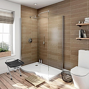 Shower Chair Seat, Stainless Shower Chair for Folding, Safety Anti-Slip Shower Bath Chairs for Seniors/Disabled by