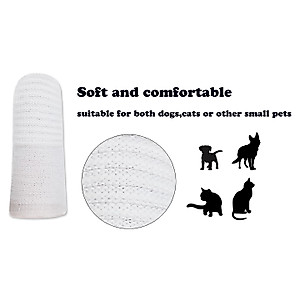 CXP Good Goods Dog Toothbrushes,Two-Finger Toothbrush Kit,360ºTeeth Cleaning for Dogs,Cats (20 Pieces)