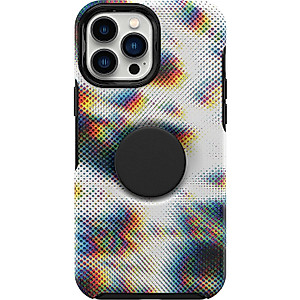 OtterBox + Pop Symmetry Series Case for iPhone 13 PRO MAX & iPhone 12 PRO MAX (ONLY) Non-Retail Packaging - (Digitone (Graphic))