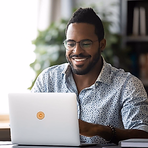 Energydots smartDOT | EMF Support for Electro-Stress from Wireless Devices – Cell Phones, Laptops, Wi-fi Routers | Orange, 5 Pack