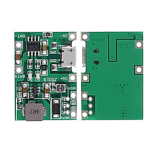 AITRIP 6PCS 2A USB 18650 Lithium Li-ion Battery Charger Module Boost 3.7V to 5V 9V 12V Adjustable DC-DC Step Up Boost Module TP4056 DIY Kit Parts