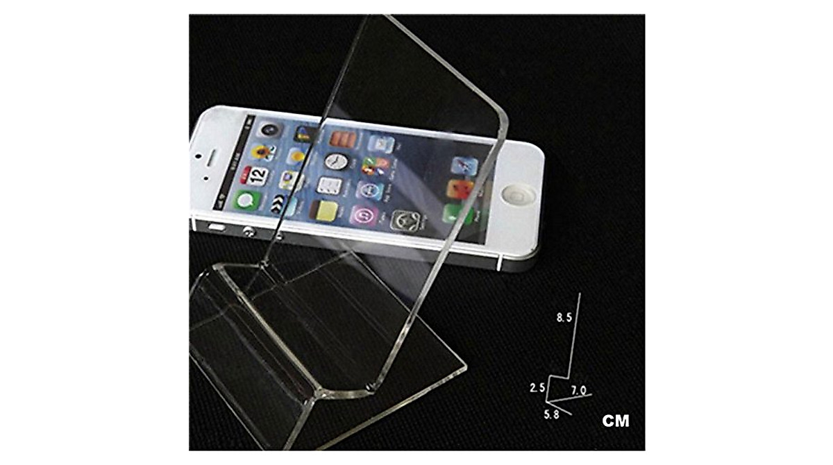 KeCool Universal Mobile Phone Stand - Clear Acrylic Holder