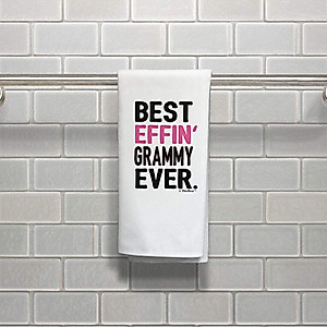 Grandma Grammy Gifts from Grandkids Best Effin Grammy Ever Grammy Kitchen Hand Towel Kitchen Tea Towel